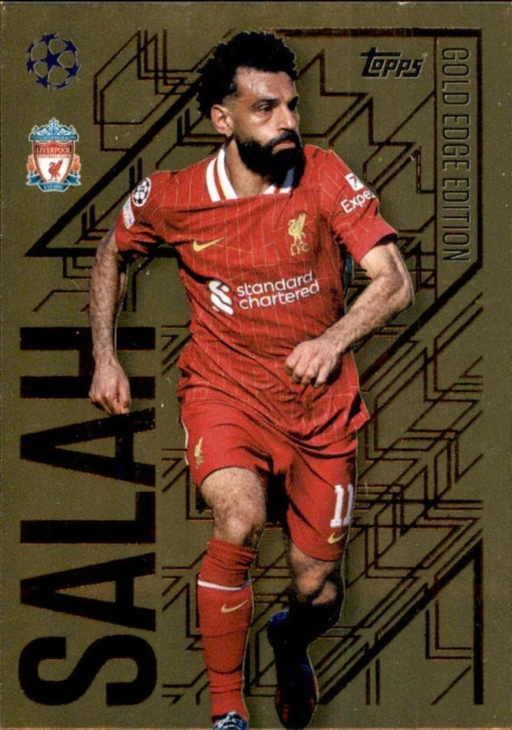 GE4 Mohamed Salah Liverpool Gold Edge Edition Match Attax 2024/25 > Topps
